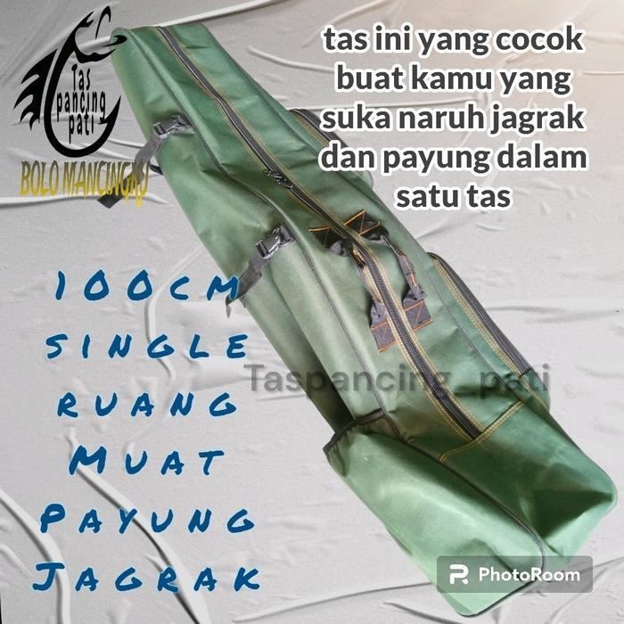 Jual Tas Pancing Gendong/Ransel Terlaris 100Cm Dari Kain Terpal Awet ...