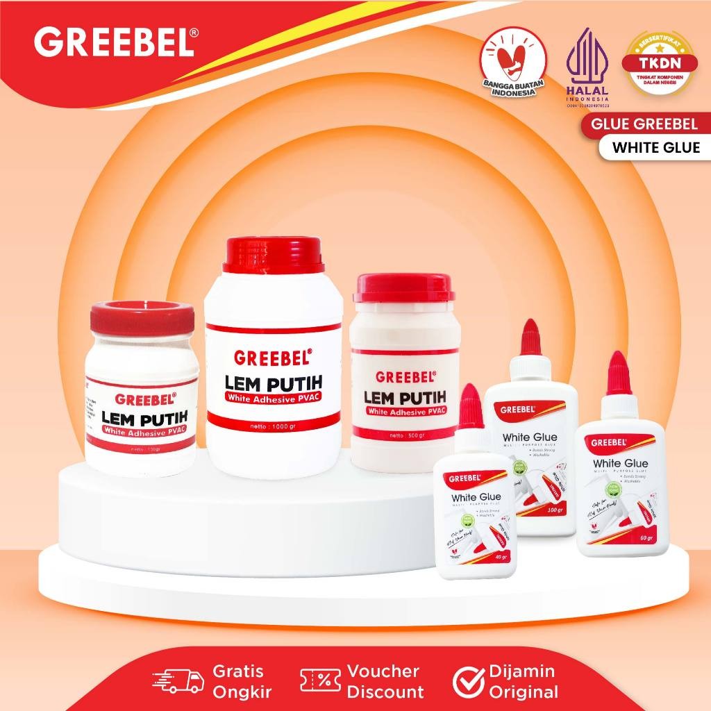 Jual Greebel White Glue Lem Putih Multifungsi Super Kuat | Shopee Indonesia