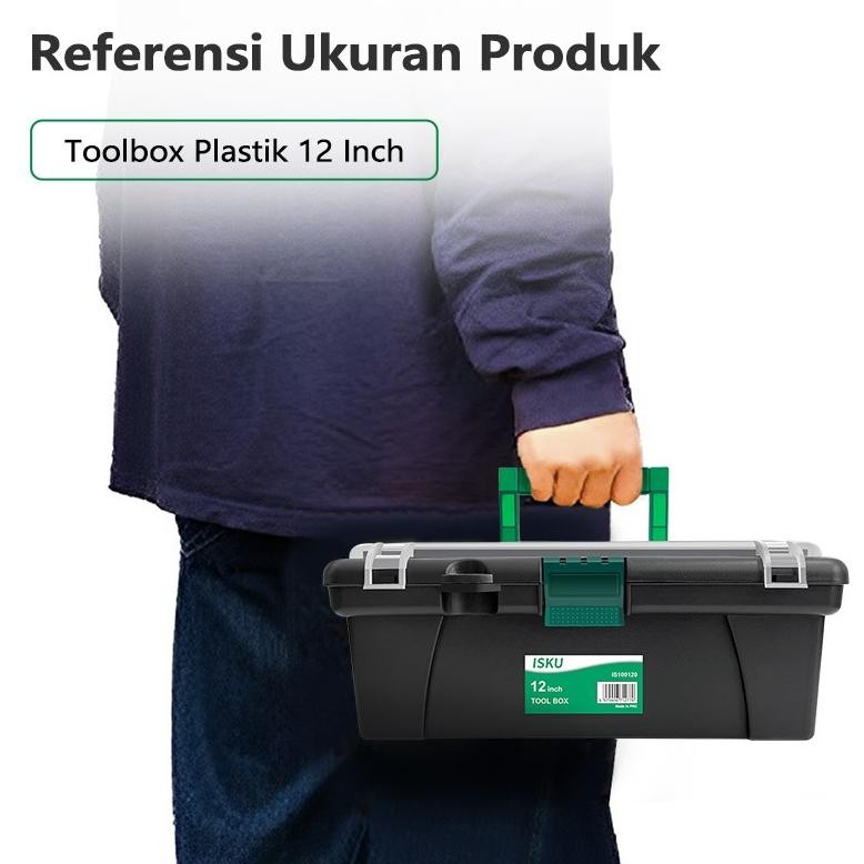 Jual ready isku tool box mini kotak alat 12inch kotak perkakas kecil ...