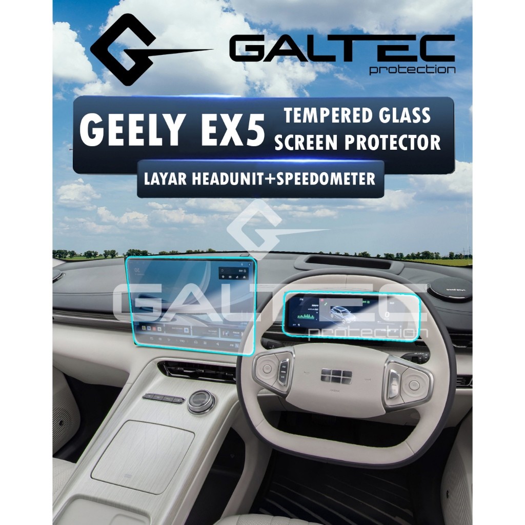 Jual Galtec Protection GEELY EX5 Tempered Glass Screen Protector ...
