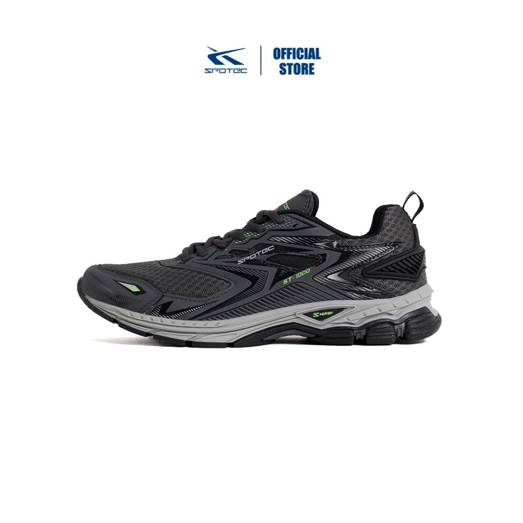 Jual Spotec Running Atlas Sepatu Lari Pria Wanita - Abu Tua Hijau Cerah ...
