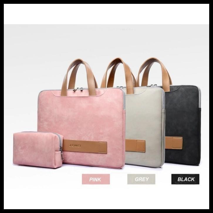 Jual ASUS ZENBOOK 14 PRO OLED SLEEVE TAS LEATHER PREMIUM BAG GREY POUCH ...