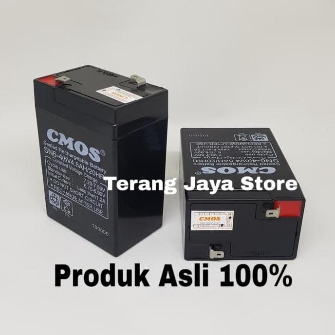 Jual Baterai Lampu Emergency Cmos Sn6-4 Batery Aki Emergency Lamp 6V ...