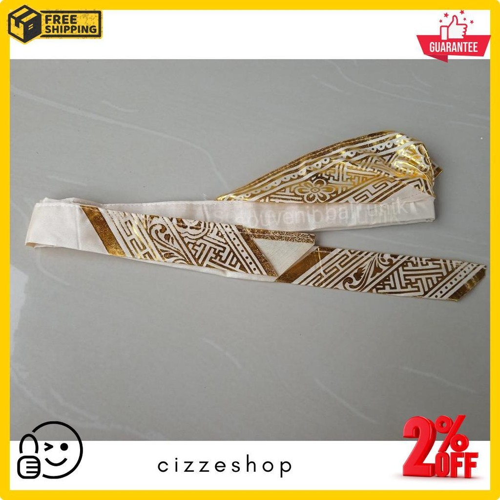 Jual Udeng Ikat Prada Khas Bali Berbagai Warna Murah Diskon | Shopee ...