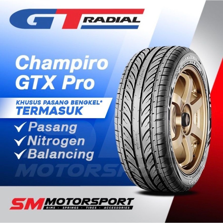 Jual Ban Mobil GT Radial Champiro GTX Pro 205/55 R16 16 | Shopee Indonesia