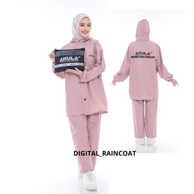 Jual Tersedia Jas Hujan AKULA Setelan Celana PVC Original - Perlindungan Ganda | Shopee Indonesia