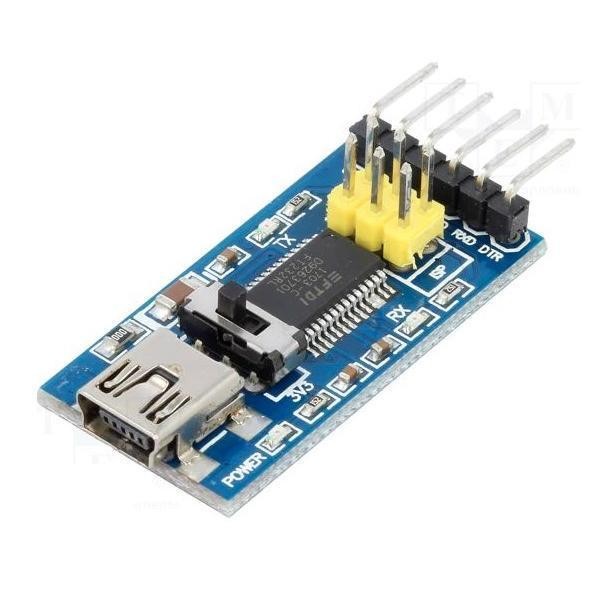 Jual FTDI USB to TTL Serial FT232RL 5V 3.3V Mini USB | Shopee Indonesia