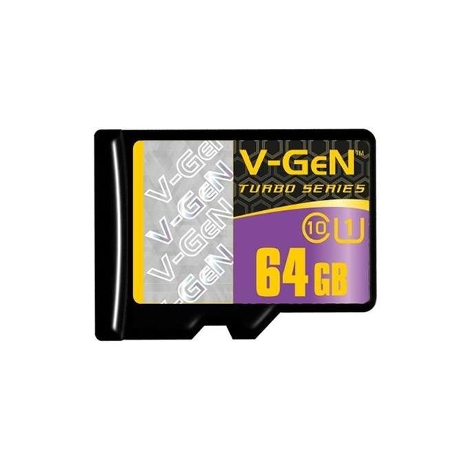 Jual Micro Sd Vgen Turbo Series Class10 64Gb Microsd 64 Gb New Stok ...