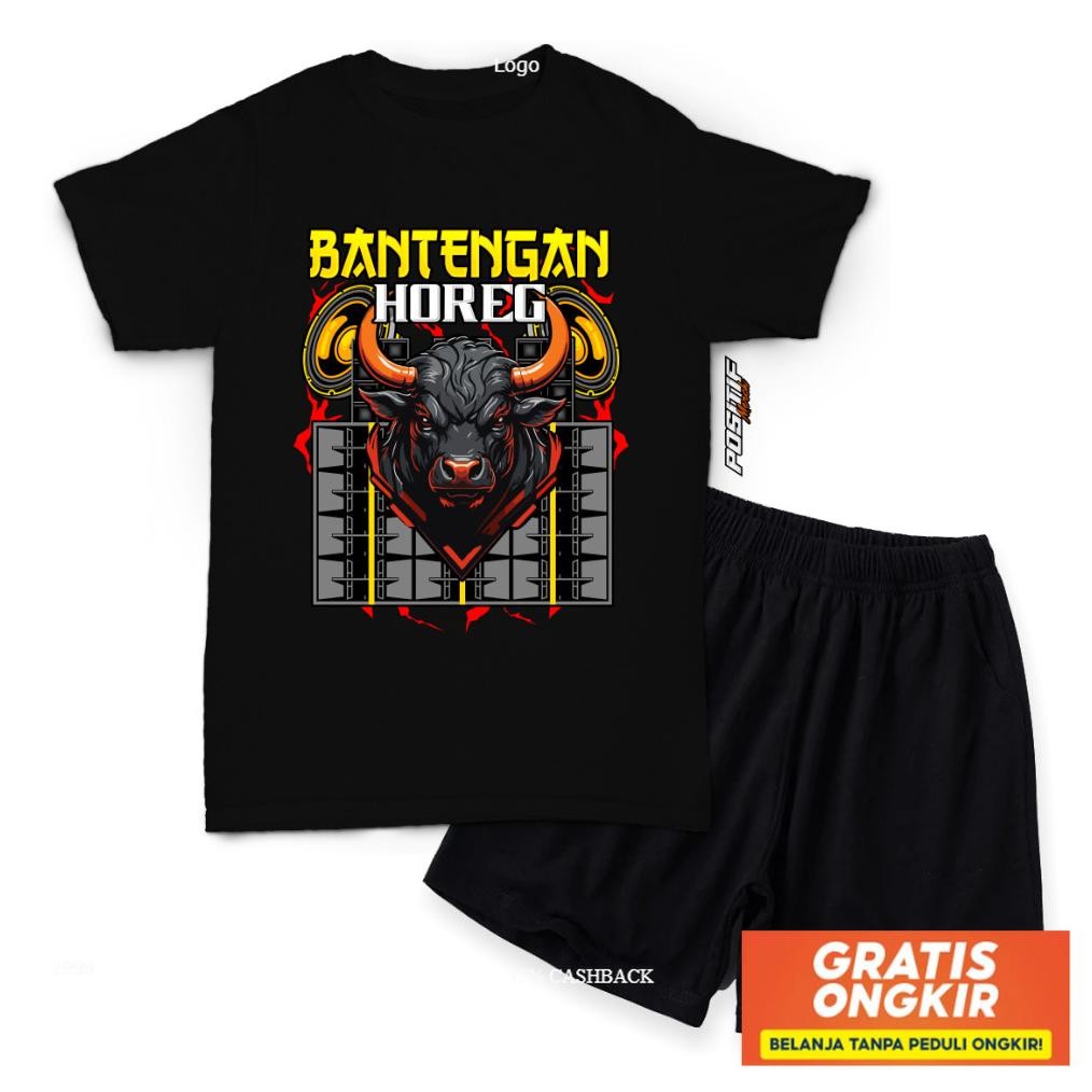 Jual Baju Kaos Anak Setelan Bantengan Horeg Wisanggeni Positif Merch ...