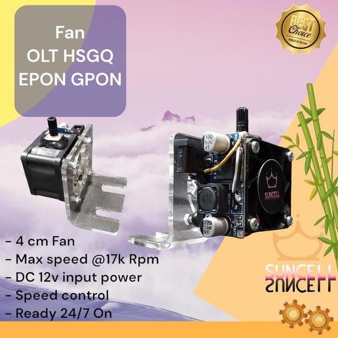 Jual Kipas Fan OLT untuk HIOSO EPON GPON VSOL tahan 24 jam non Stop ...