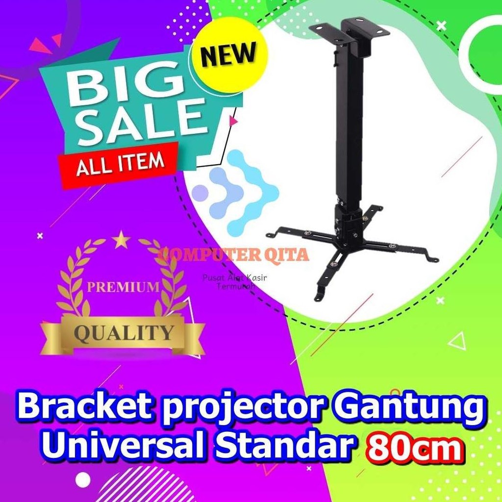 Jual Bracket Lcd Projector Infokus Gantung 80CM dan dinding Briket ...