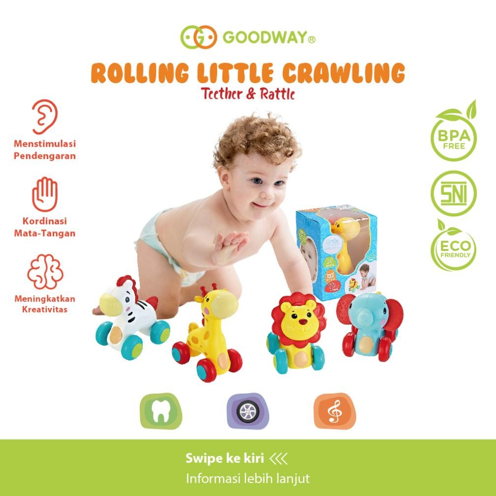 Jual Goodway Rolling Animal Series Mainan Edukasi Anak Bayi - Mainan ...