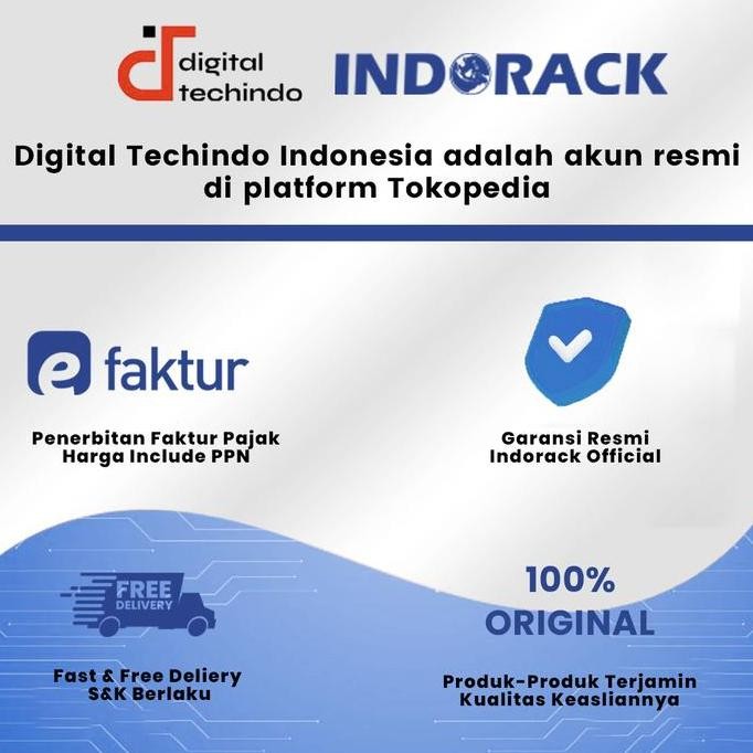 Jual Rs02 Rear Support 2U Set Of 2 Indorack Accessories Penahan Rak ...