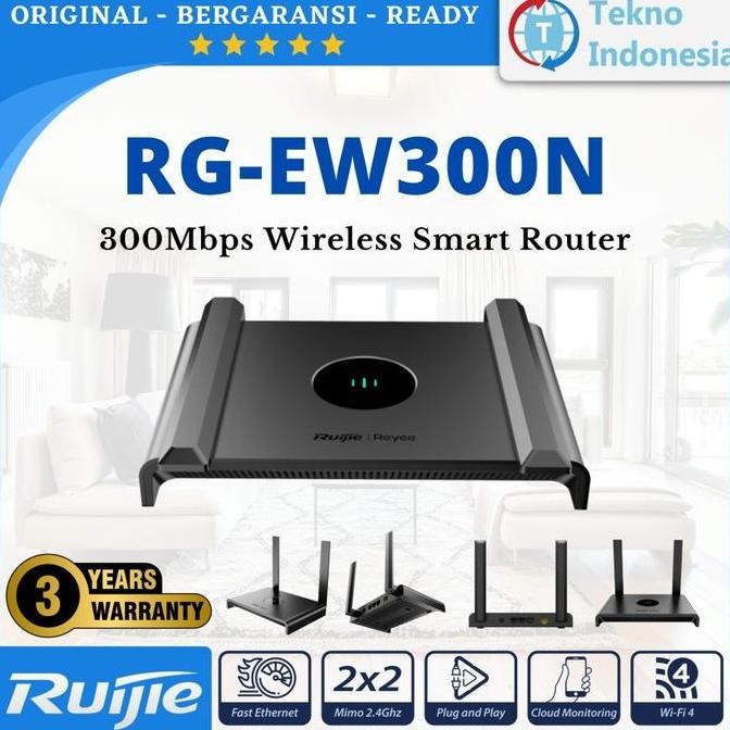 Jual Ruijie Reyee Rg-Ew300N 300Mbps Wireless Smart Router Modem 4G ...