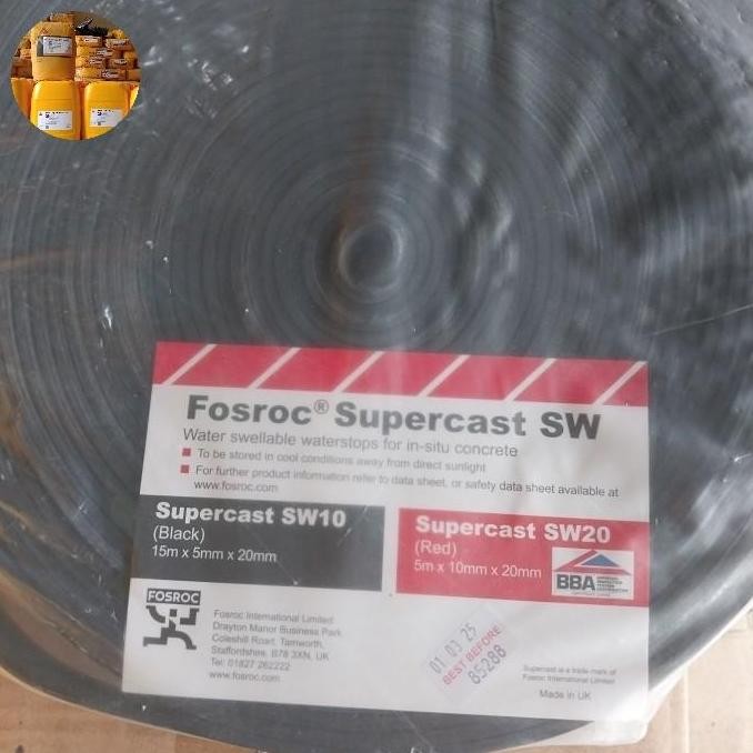 Jual Berkualitas Fosroc Supercast Sw10 Waterstop | Shopee Indonesia