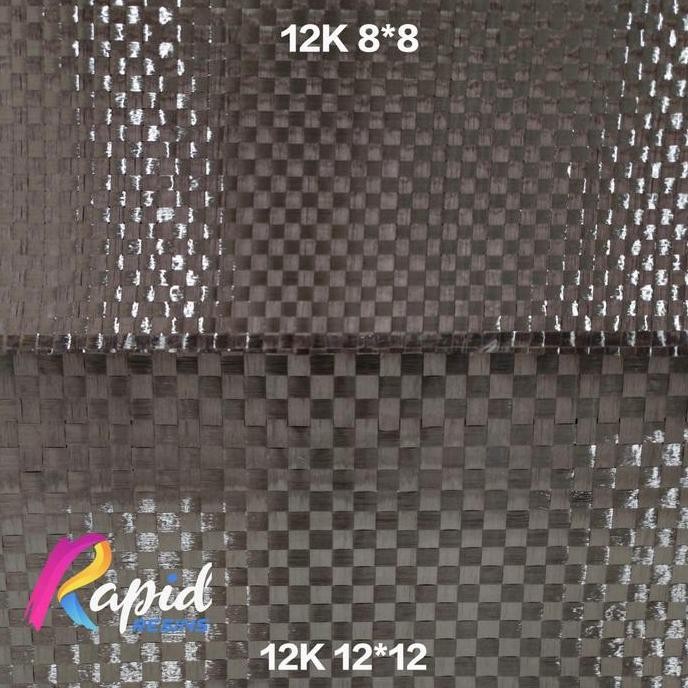 Jual Serat Carbon Karbon Not Kevlar Fiber Fabric 12K Spread Tow 8mm ...