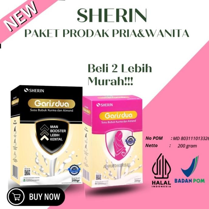 Jual (Expert) Susu Garis Dua Sherin | Susu Suami Istri Program Kesuburan Kehamilan | Shopee ...