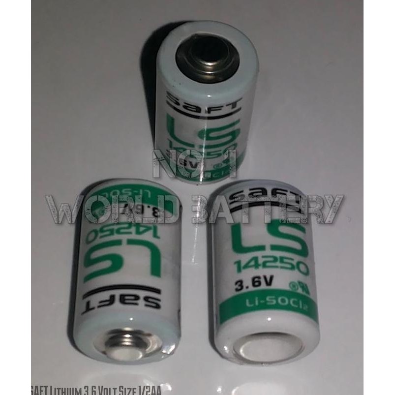 Jual Saft Made In France Lithium Battery 3.6 V - 1/2Aa Type Ls14250 ...