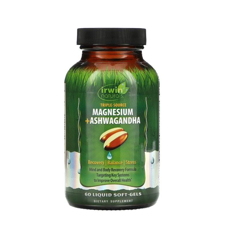 Jual Irwin Naturals Triple Source Magnesium Ashwagandha 60 Liquid ...