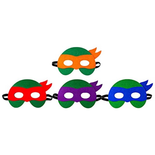 Jual Topeng Karakter Kura Kura Ninja Flanel Teenage tant Ninja Turtle ...