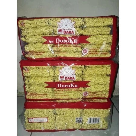 Jual Mie Kuning Kering Doroku Cap Burung Dara Kriting 600gram isi 15 ...