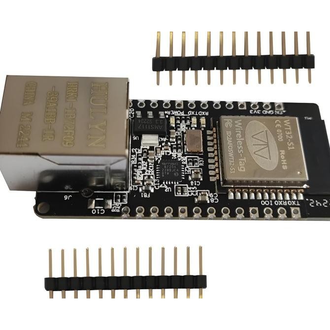 Jual Wt32 - Eth01 Esp32 Serial Port To Ethernet Wifi Bluetooth Tcp New ...