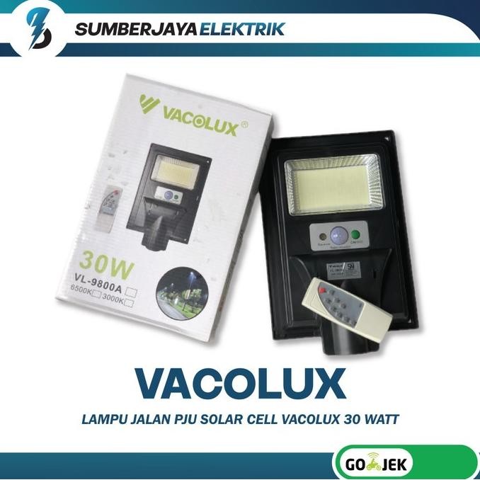 Jual Lampu jalan PJU Solar Cell Vacolux 30 Watt 30W | Shopee Indonesia