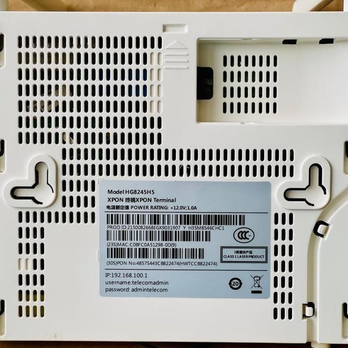 Jual [50Pcs] Router Huawei 5H5 Xpon Modem Baru Port Biru + Adaptor New ...