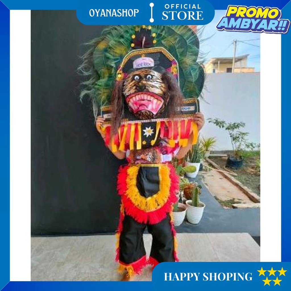 Jual Termurah Topeng Reog Ponorogo Dadak Merak Harimau / Topeng ...