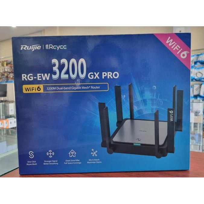 Jual Ruijie Reyee Rg-Ew3200Gx Pro Ax3200 Wifi 6 Dual-Band Gigabit ...