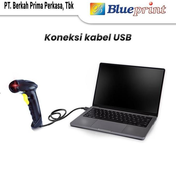 Jual Barcode Scanner CCD 2D BLUEPRINT X2D USB Auto Scan Barcode & QR ...