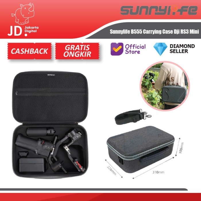 Jual SUNNYLIFE B555 CARRYING CASE DJI RS3 MINI - SHOULDER BAG DJI RS 3 ...