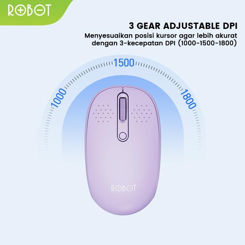 Jual SPECIAL ROBOT Mouse Wireless Tanpa Kabel Mode Bluetooth Silent ...