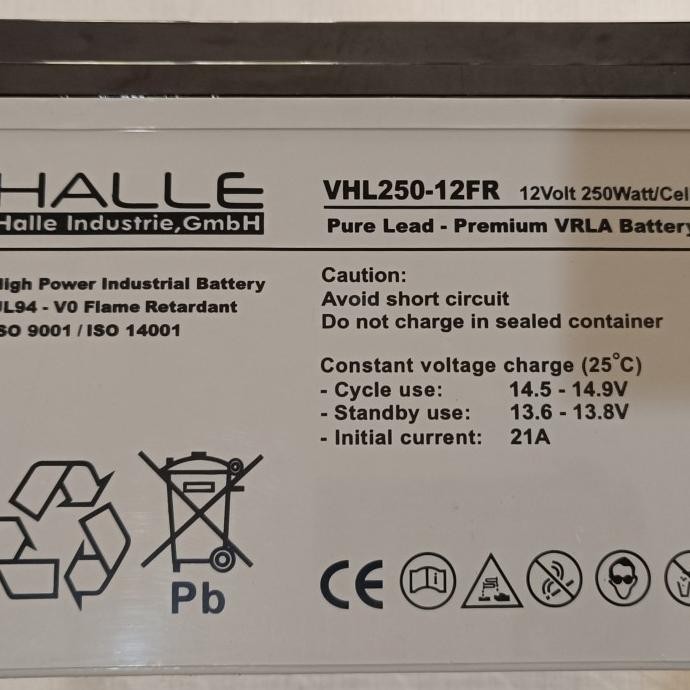 Jual Battery Halle Premium Vrla Aki Ups Solar Cell Accu Kering ...