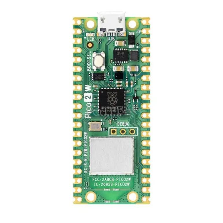 Jual Raspberry Pi Pico 2 W RP2350 Pico2W ARM Cortex-M33 And RISC-V Hazard3 Wi-Fi4 Bluetooth5.2 ...