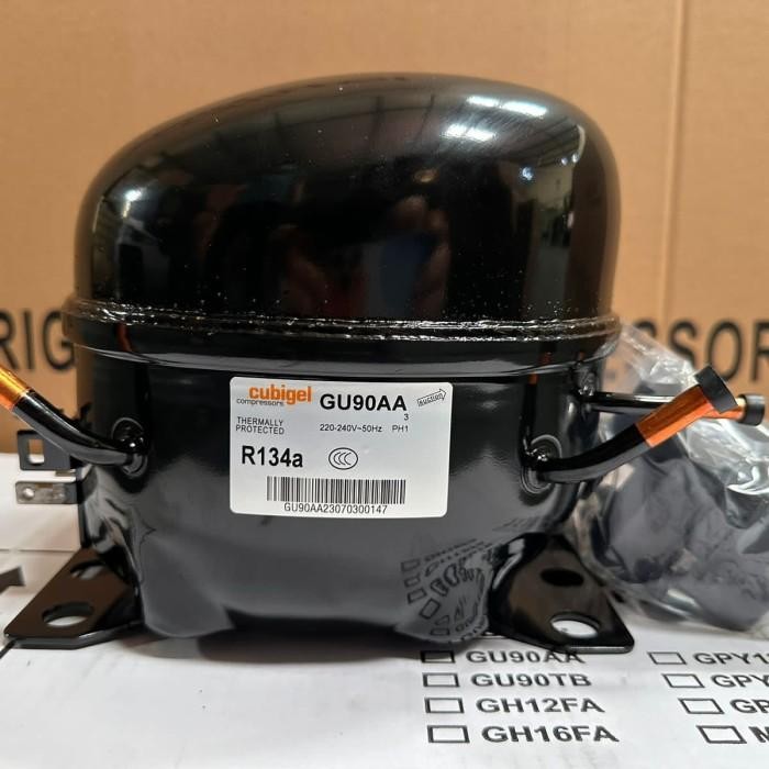 Jual KOMPRESOR COMPRESSOR KULKAS CUBIGEL GU 90 AA 1/4 HP | Shopee Indonesia