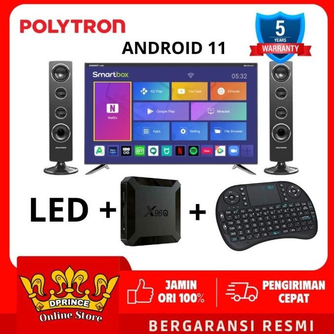 Jual Polytron Pld32Tv1855 32 Inch Smart Android 11 Ram 2Gb 32Tv1855 ...