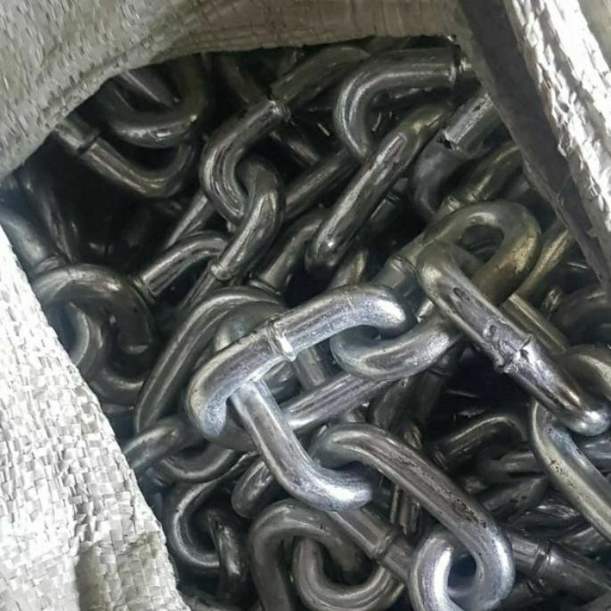 Jual Rantai Besi 10Mm Bahan Galvanis Panjang Per 1 Meter, Rantai Pintu ...