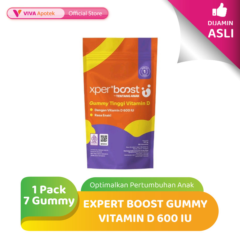 Jual Expert Boost Gummy Vitamin D 600 IU (Pack 7 Gummy) | Shopee Indonesia