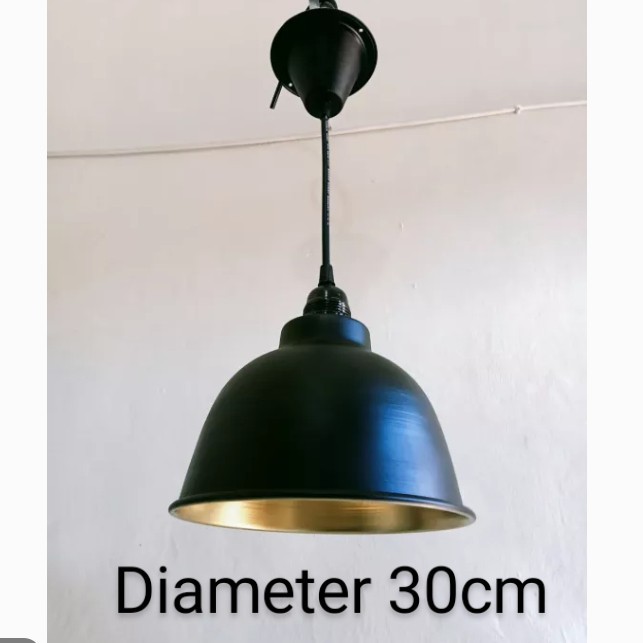 Jual KAP LAMPU GANTUNG ALUMUNIUM diameter 20cm | Shopee Indonesia