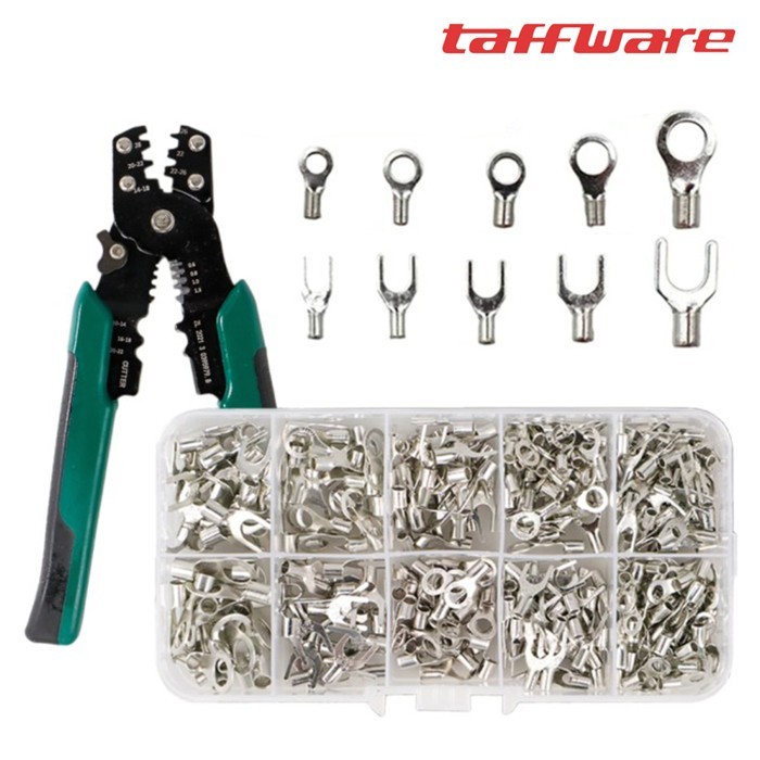 Jual SKUN KABEL BULAT Y 320 PCS TAFFWARE SET TERMINAL WIRE CONNECTOR ...