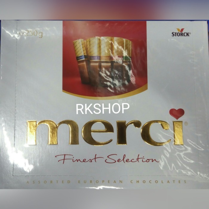 Jual MELAYANI FAKTUR PAJAK! Chocolate MERCI ASSORTED Chocolate 250gr ...