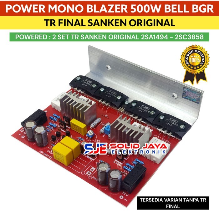 Jual KIT POWER BLAZER 500W 575W 600W MONO 500 WATT W 575 WATT W TR ...