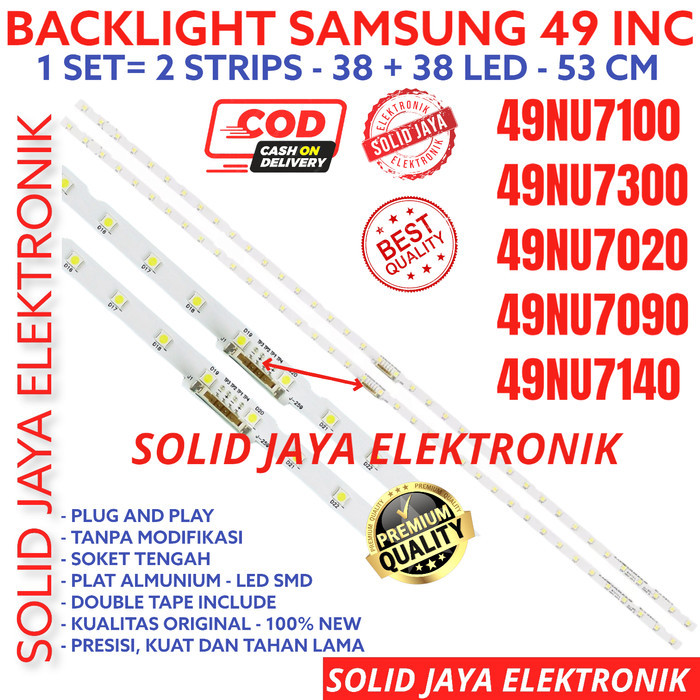 Jual BACKLIGHT SAMSUNG 49 INC UA49NU7100 UA 49NU7100 49NU7100K UA49NU7100K | Shopee Indonesia