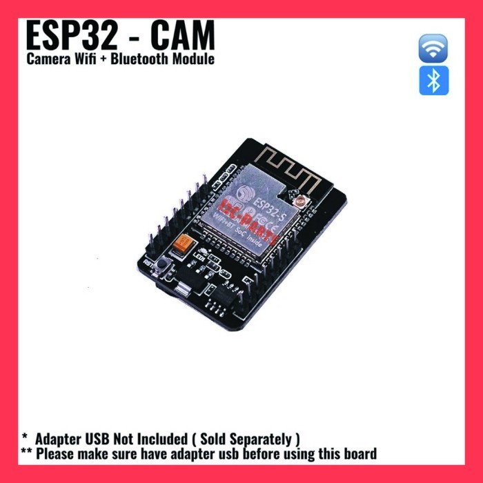Jual ESP32-CAM WiFi + Bluetooth Camera Module with OV2640 ESP32 Dev ...