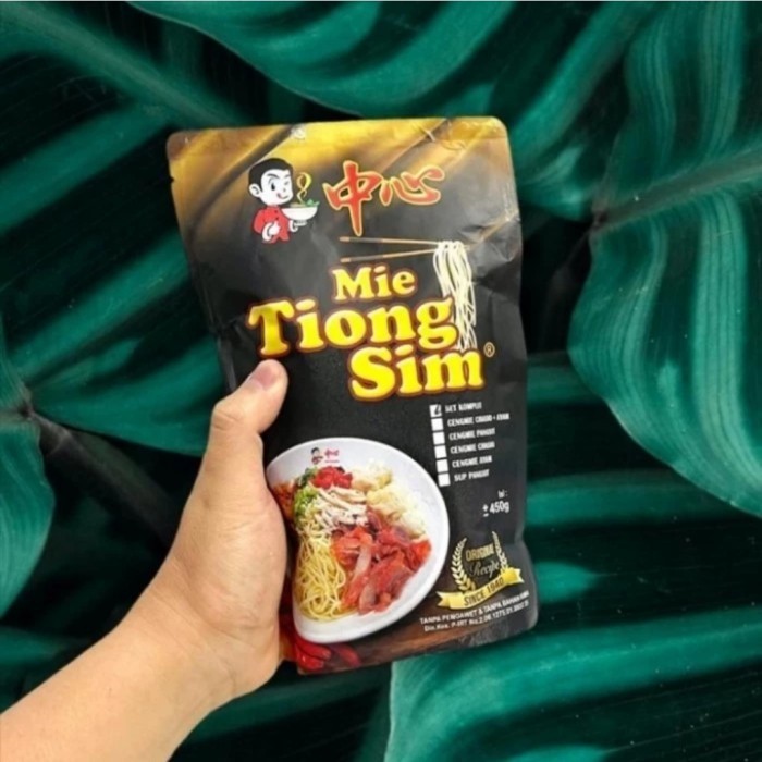 Jual (:(:(:(] Mie Bakmi Tiong Sim Legendaris Medan Frozen Pack | Shopee ...