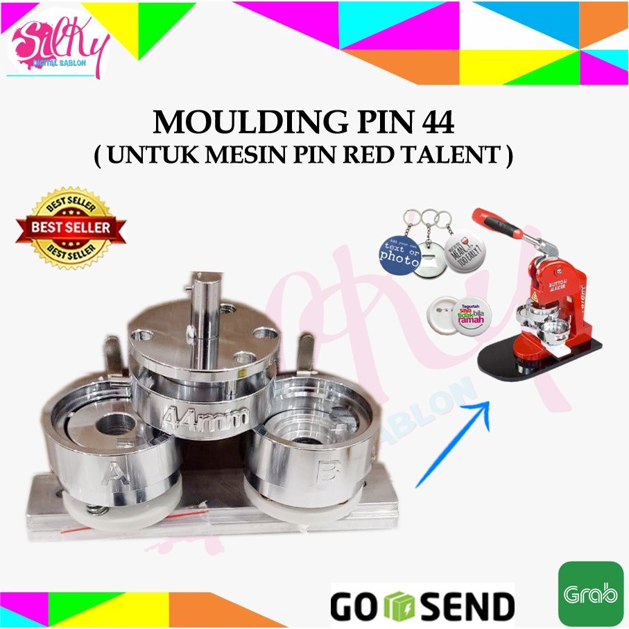 Jual Moulding Mesin Pin Red Talent ( 32 mm, 44 mm, 58 mm, 75 mm ...