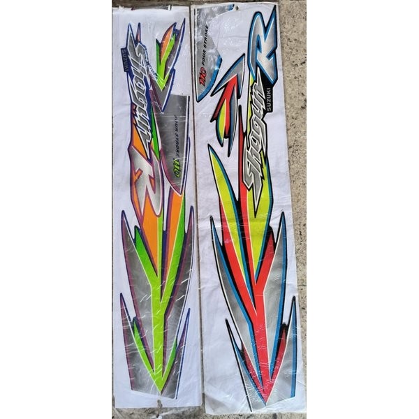 Jual Original Impor Thailand Shogun R Hitam Biru 110 New Nos Striping ...