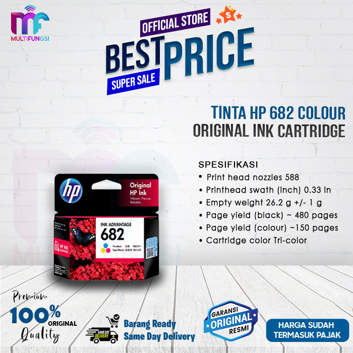 Jual Tinta 682 Color In Cartridge For 2335 2336 2337 | Shopee Indonesia
