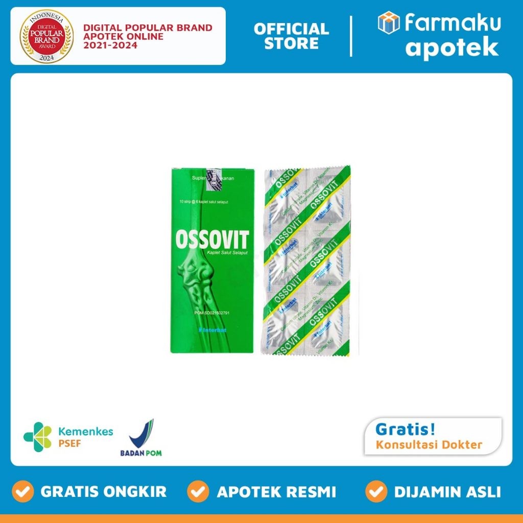 Jual Ossovit Strip 6 Tablet - BIN | Shopee Indonesia